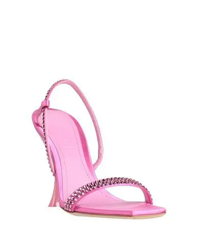 3JUIN Embellished Slingback Sandals - Pink