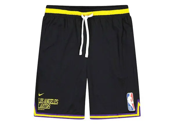 Nike Los Angeles Lakers Courtside Shorts - Black