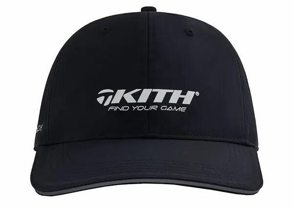 Kith Taylormade Reflective Nylon Cap - Black
