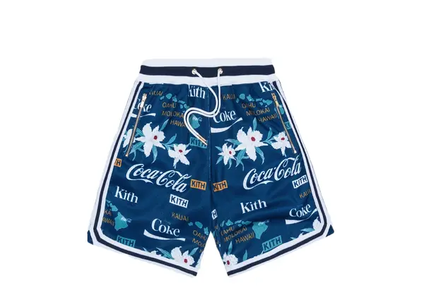 Kith X Cocacola X Mitchell & Ness Hawaii Shorts