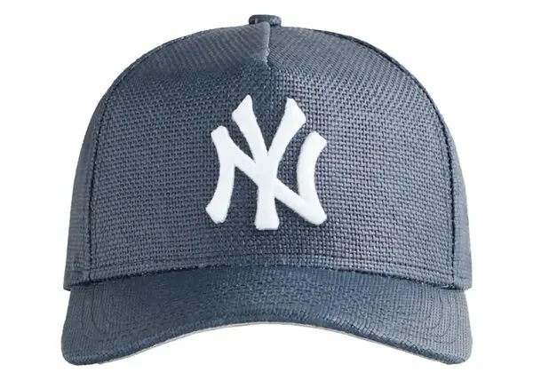 Kith X The New York Yankees Raffia 9forty Aframe Snapback - Nocturnal