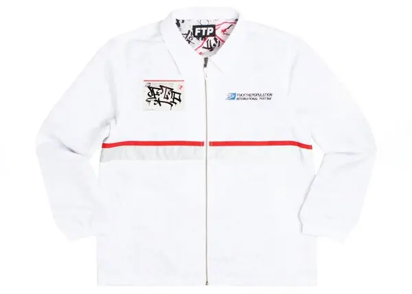 FTP Postal Coach Jacket - White