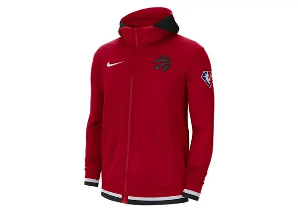 Nike Nba Toronto Raptors Showtime Dri-fit Full-zip Hoodie