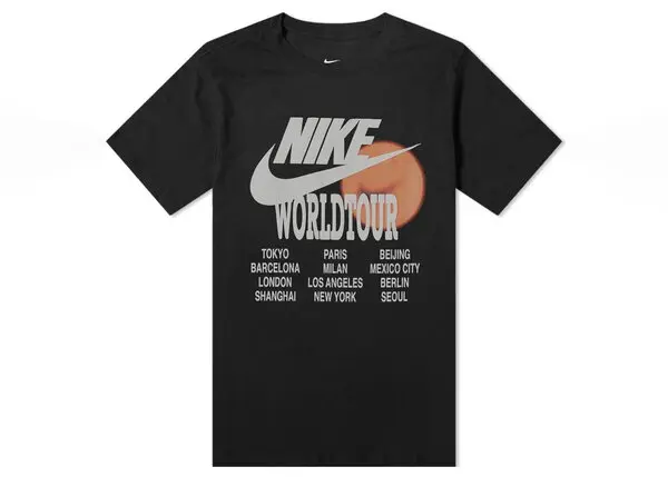 Nike Sportswear World Tour Tee Shirt - Black