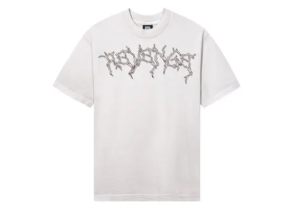 REVENGE X City Morgue Lightning Logo Cerberus Tee Shirt - Cement