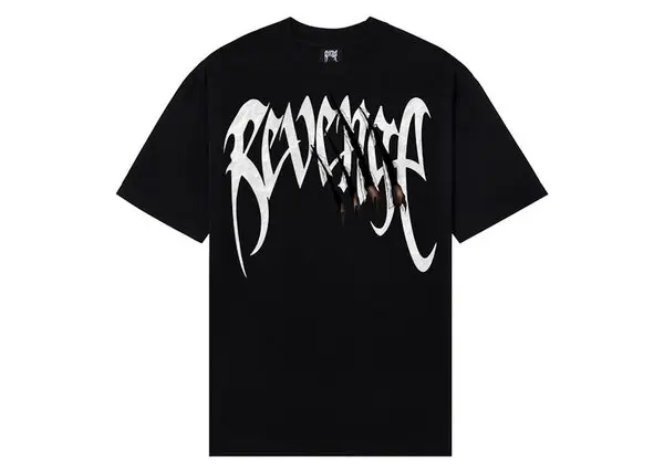 REVENGE X City Morgue Arch Logo Claw Tee Shirt - Black