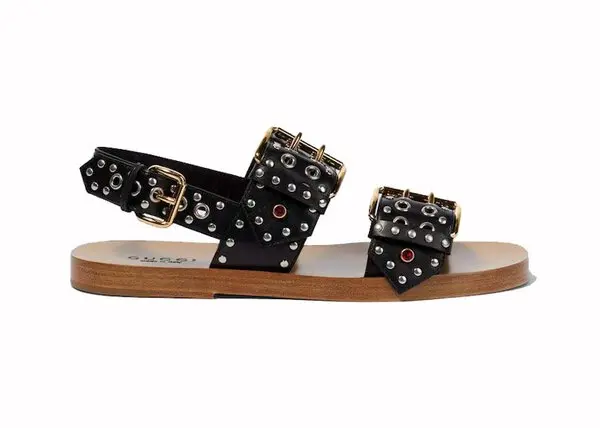 Gucci Studded Leather Sandals