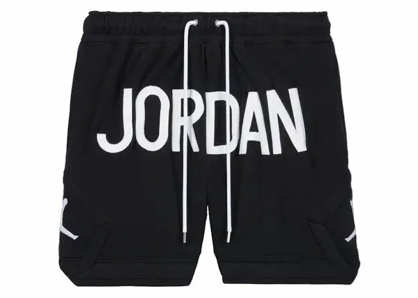 JORDAN X Nina Chanel Abney Fleece Shorts - Black