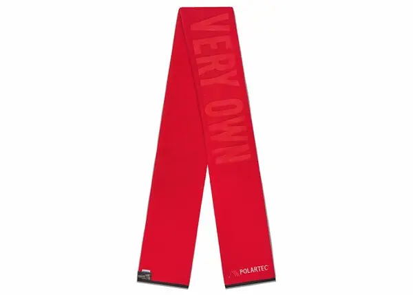 OVO Polartec Fleece Scarf - Red