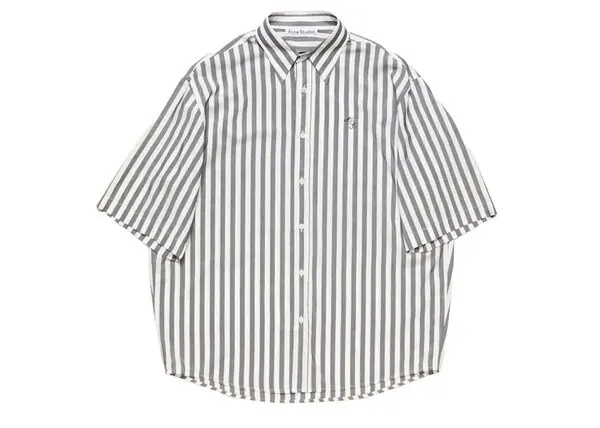 Acne Studios Stripe Buttonup Shirt - Black/white