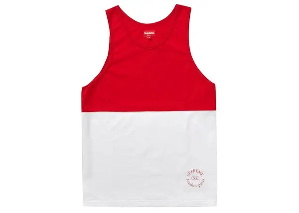 Supreme Split Tank Top - Red