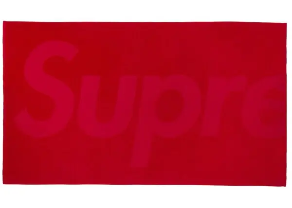 Supreme Tonal Logo Towel - Red