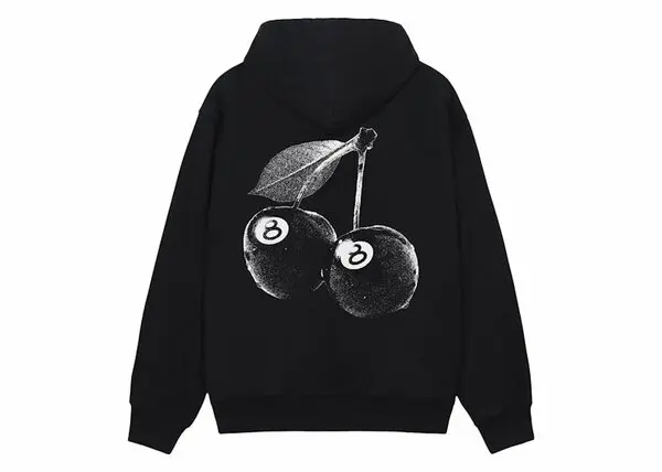 StÜssy Printed Hoodie - Black