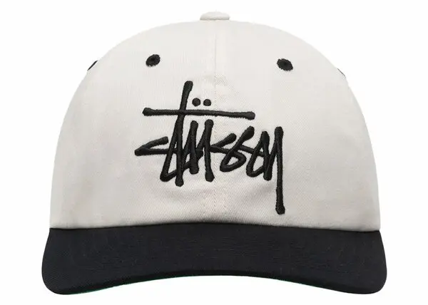 StüSsy Low Profile Big Basic Snapback - Bone | Editorialist