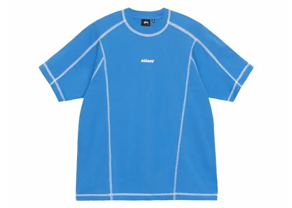 StÜssy Wave Cotton Crew - Blue
