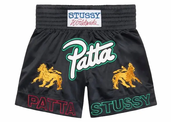 StÜssy X Patta Boxing Short - Black