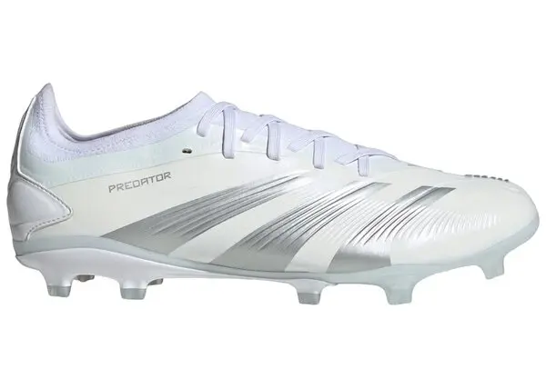 Adidas Predator 24 Pro Fg - Cloud White/silver Metallic/cloud White