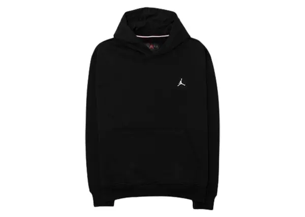 JORDAN Air Essential Fleece Pullover Hoodie - Black