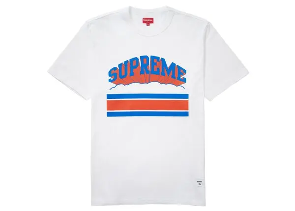 Supreme Cloud Arc Tee Shirt - White