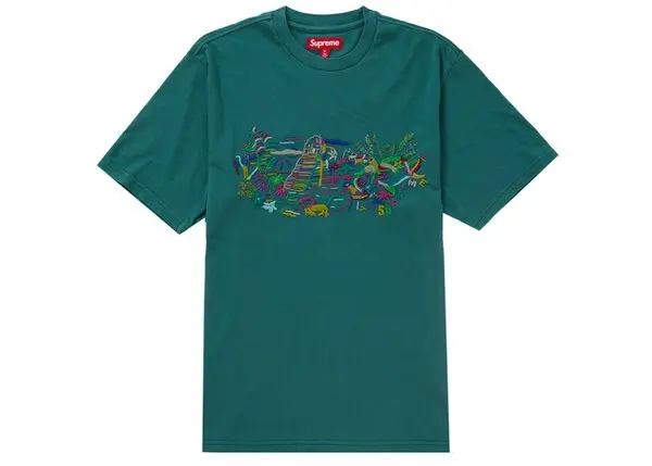 Supreme Machu Picchu Short Sleeve Top - Teal