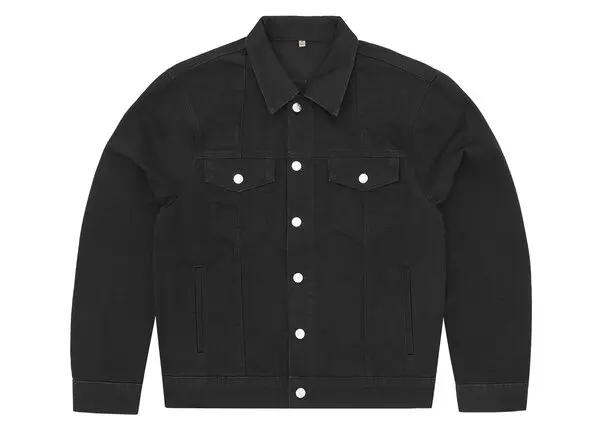 CORTEIZ Cstar Stitchdown Denim Jacket - Triple Black