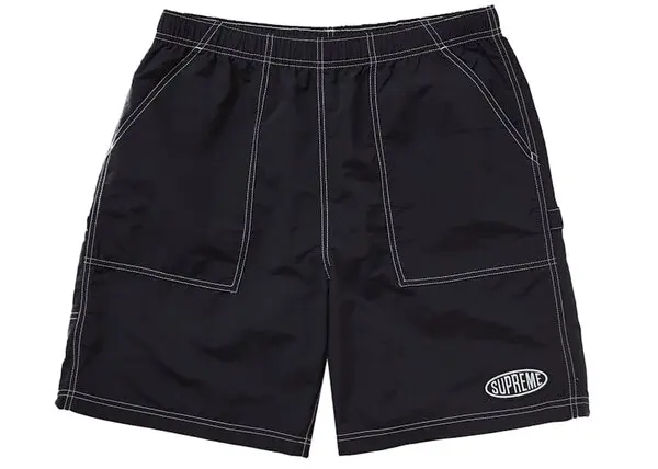 Supreme Nylon Painter Short - Black