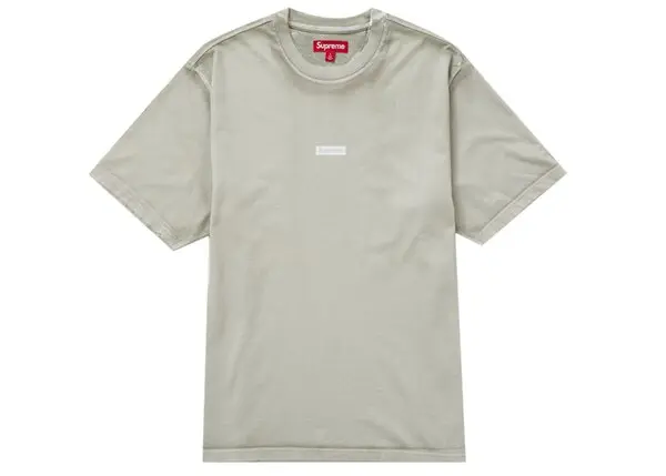Supreme Overprint Small Box Short Sleeve Top - Grey