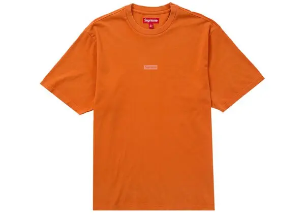 Supreme Overprint Small Box Short Sleeve Top - Orange