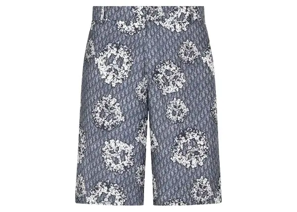 Dior Tears Silk Twill Bermuda Shorts