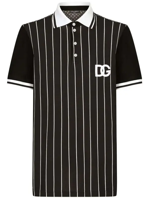 Dolce & Gabbana Dg Patch Shortsleeved Polo Shirt