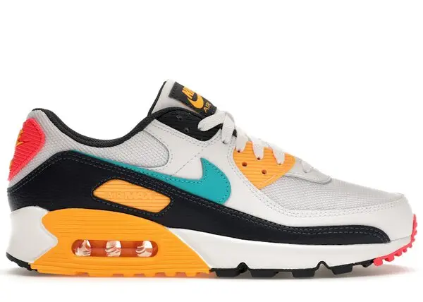 Nike Air Max 90 Sneakers - White/thunder Blue/racer Pink