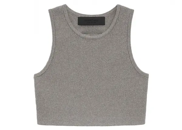 Fear Of God Essentials Core Collection Knit Sport Tank - Heather Grey