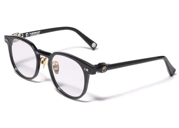 A BATHING APE Optical Flame 11 Eyeglasses - Black