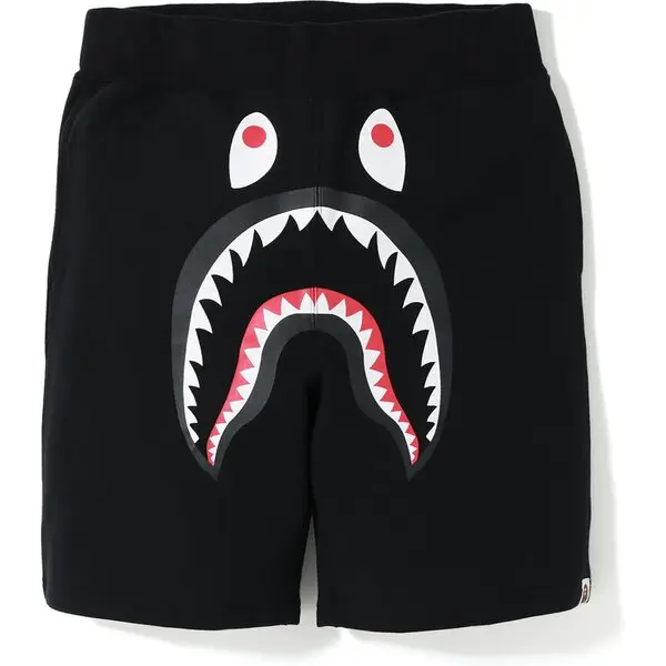 BAPE Shark Sweat Shorts - Black/purple