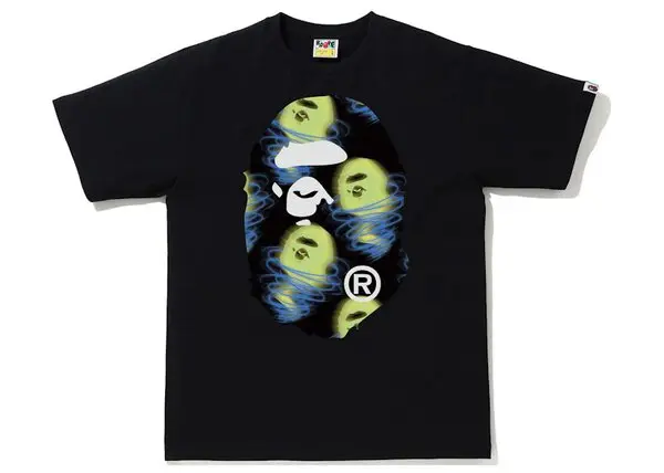 A BATHING APE Storm Big Ape Head Tee Shirt