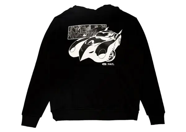 BAIT X Batman Batmobile Glow-in-the-dark Hoodie - Black