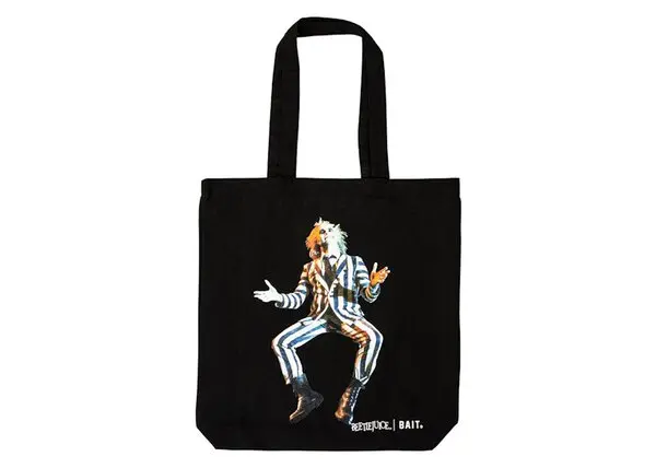 BAIT X Beetlejuice Here Lies Betelgeuse Tote Bag - Black