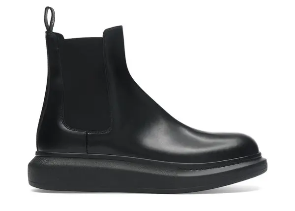 Alexander McQueen Hybrid Chelsea Boot - Black