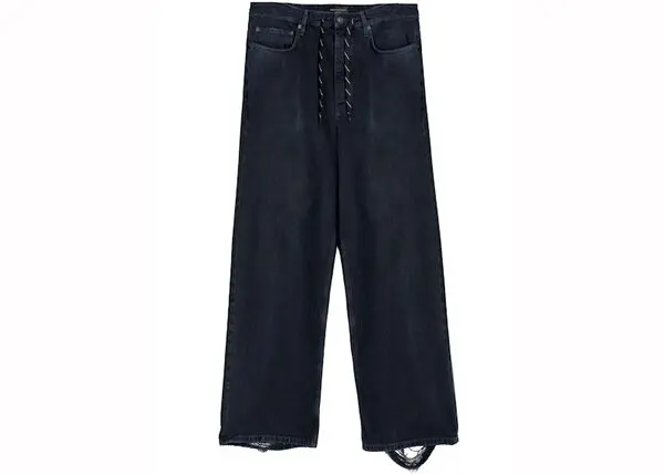 Balenciaga Baggy Drawstring Jeans