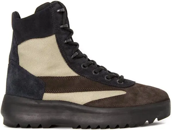 Yeezy Season 5 Suede Boots - Oil/military/light Graphite