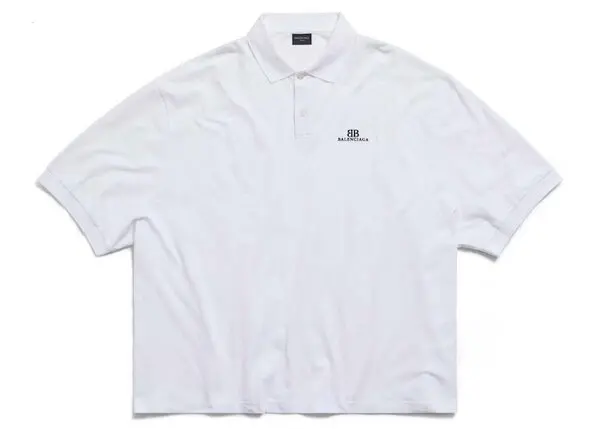 Balenciaga Bb Classic Oversized Polo Shirt