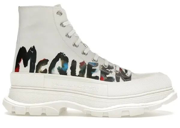 Alexander McQueen Tread Slick Boot - White/black
