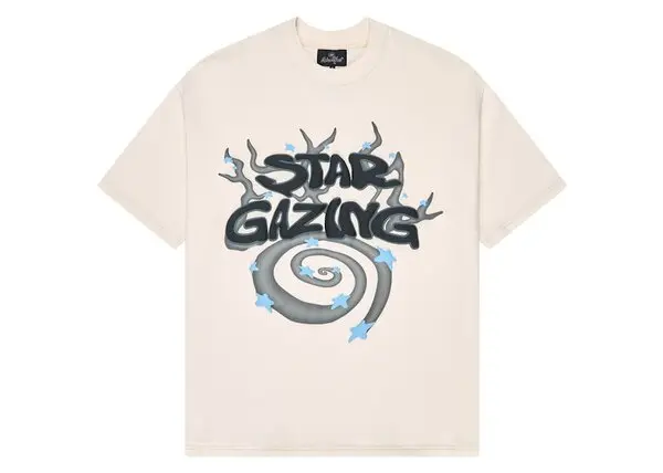 BROKEN PLANET Stargazing T-shirt - Vanilla White