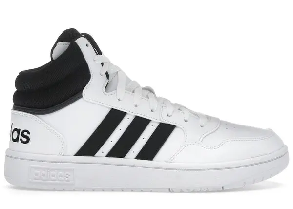 Adidas Hoops 3.0 Mid Classic Vintage Sneakers - Core Black/cloud White