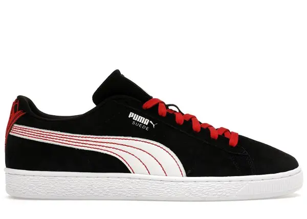 PUMA Suede Marvel Spiderman Miles Morales - Black/red/white
