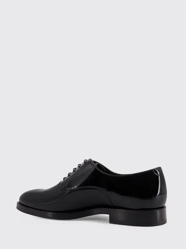 Brunello Cucinelli Patent Leather Derby Shoes With Lace-up Closure