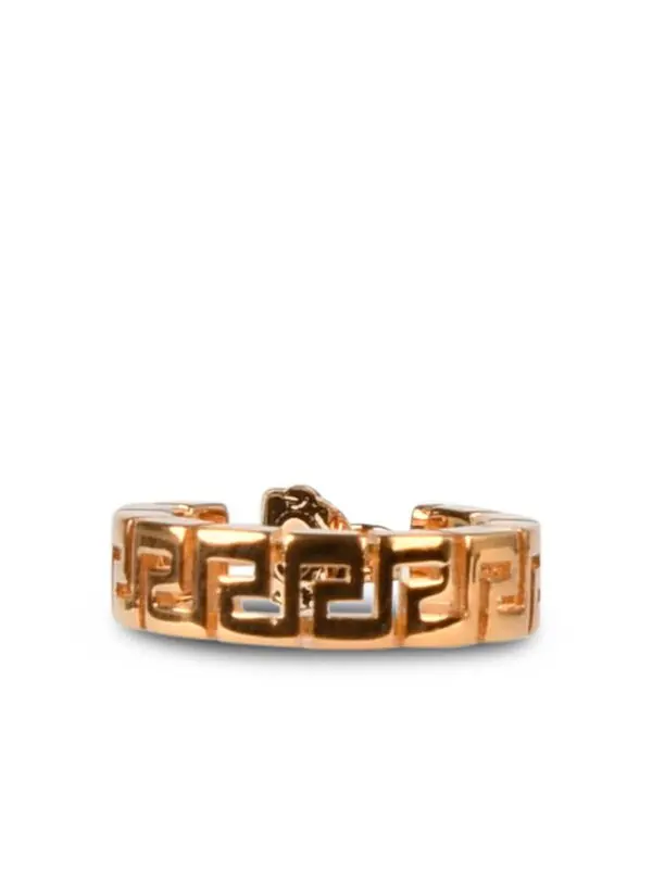Versace Greca' Brass Earrings