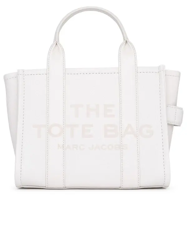 Marc Jacobs Leather Mini Tote Bag - Ivory