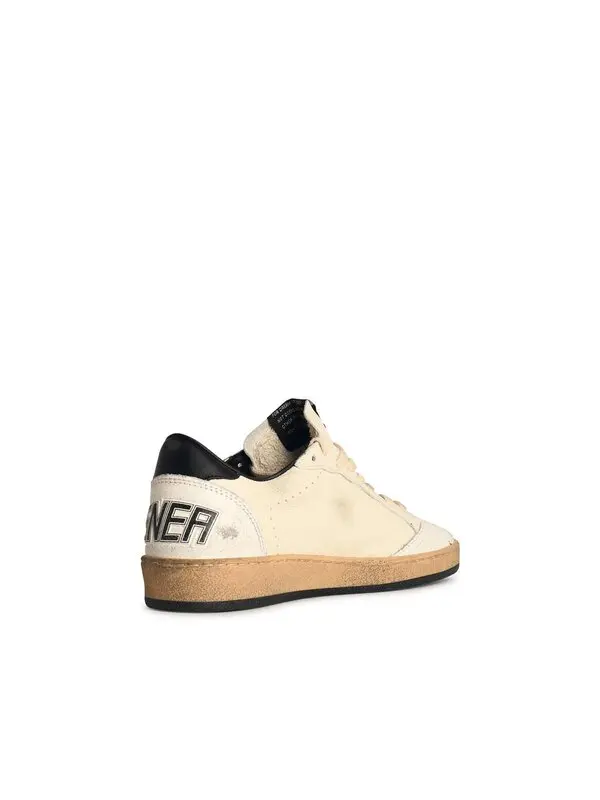 GOLDEN GOOSE Ball Star Leather Sneakers - White