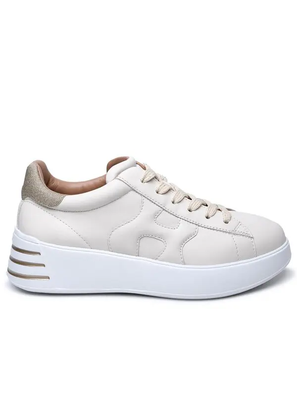 Hogan Leather Rebel H564 Sneaker - Cream